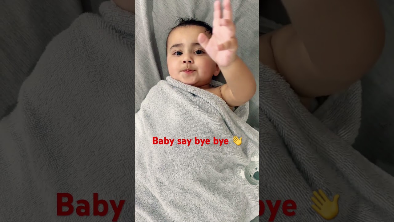 bye bye | baby say bye bye #baby #shorts