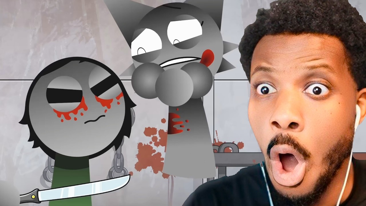 REACTING to NEW SPRUNKI House of HORRORS!.. (Oh no)