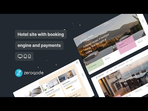 🛌 Lodgy Hotel - New Template from Zeroqode - Showcase - Bubble Forum