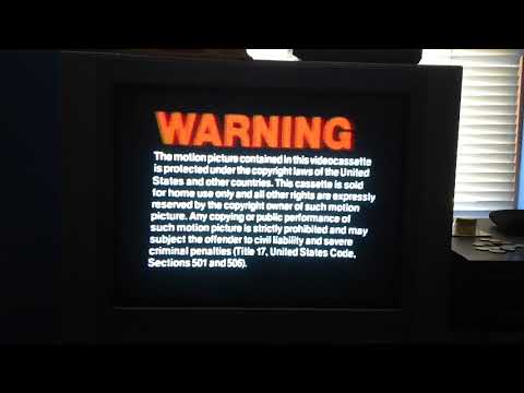 Opening to Man without a star 1985 vhs.