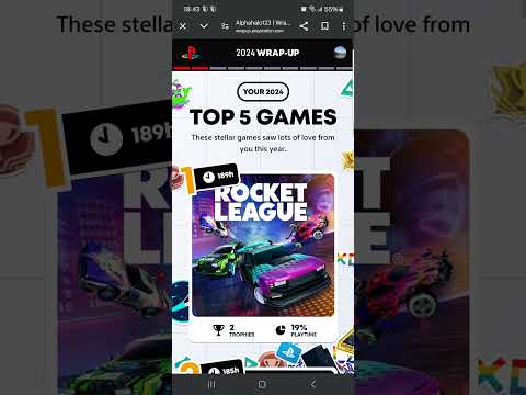 PlayStation 2024 Wrap UP #rocketleague #abrameng #fromtherivertothesea #gaming #aplaceinthesun