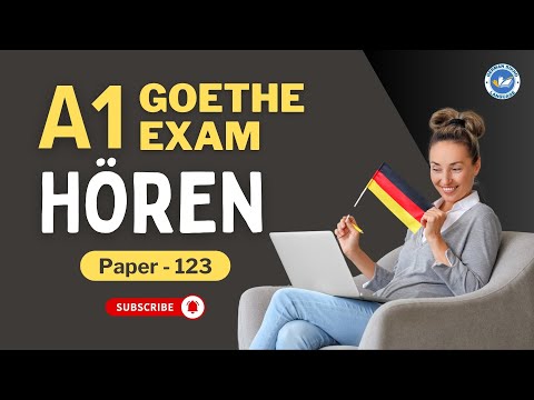 Goethe Certificate A1 Exam Model Test || Paper - 123 || Listening with answers at the end #listena1