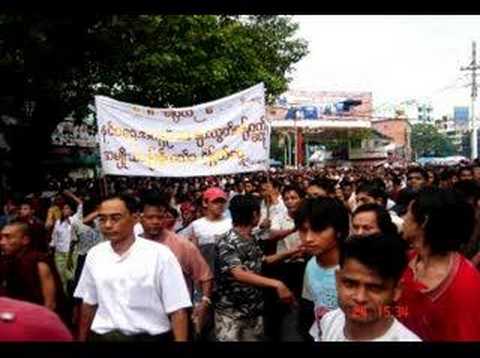 Video of Saffron Revolution – Burma Sept. 2007 | Life's Adventures
