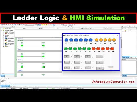 Create Ladder Logic and HMI Simulation - Online PLC Class