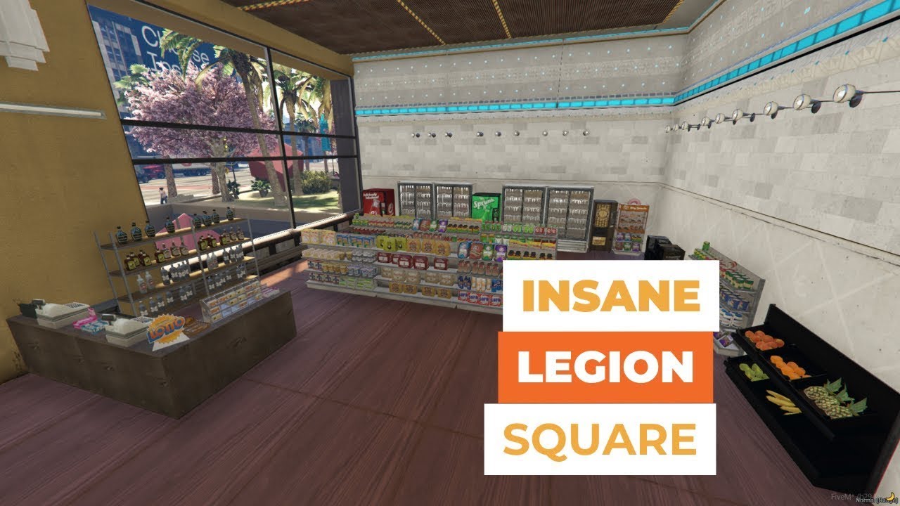 Insane Legion Square MLO - FiveM MLO (New Update)｜FiveM Mods & Maps