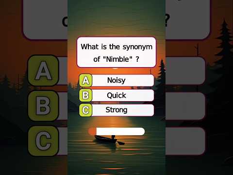 English synonym quiz 🧠🧠 #quiz #trivia #englishquiz learning