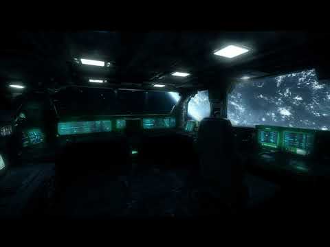 Radio Chatter in Spaceship Bridge at Jump Gate | Sci-Fi Ambience for Sleep, Focus & Relaxation
