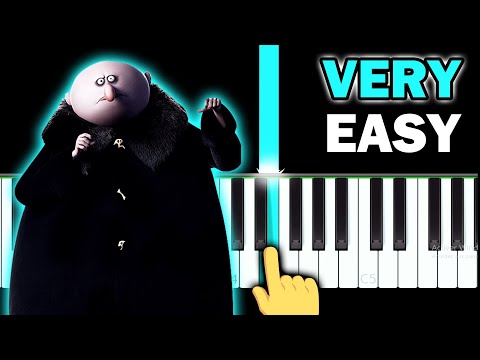 THE ADDAMS FAMILY - Theme song- VERY EASY Piano tutorial