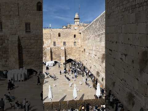 The Western Wall. The most sacred place for the Jewish people.Jerusalem,Israel 2025