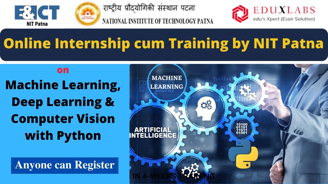 Summer Training on Machine Learning, Deep Learning & Computer Vision with Python by NIT Patna