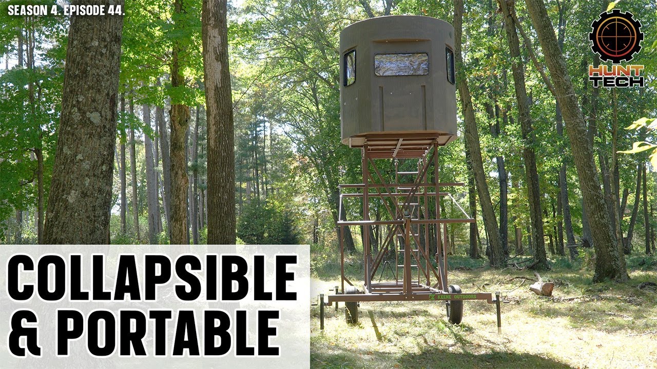 The World's First Completely Collapsible, Portable Hunting Stand Platform