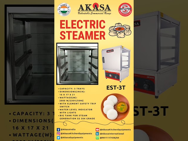 Commercial Electric Steamers - Commercial Electric Momos & Dhokla ...
