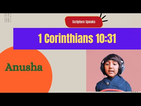 Do All to the Glory of God ✝️ | 1 Corinthians 10:31 | Inspiring Bible Verse Video