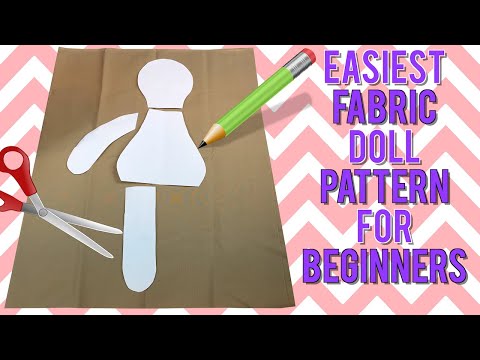 Easiest Fabric Doll Pattern For Beginners | The Sewing Room Channel