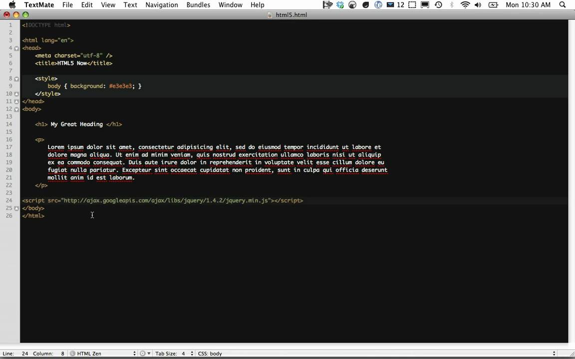 HTML5 Features you Should be Using Right Now