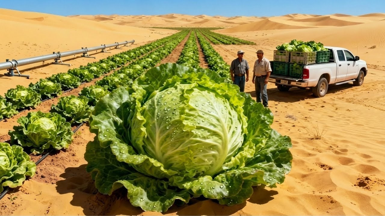 120°F Desert Miracle: Growing CRISP Lettuce in Pure Sand EXPOSED | Complete Setup