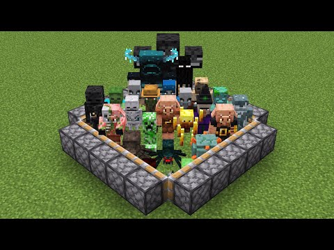 all hostile mobs combined
