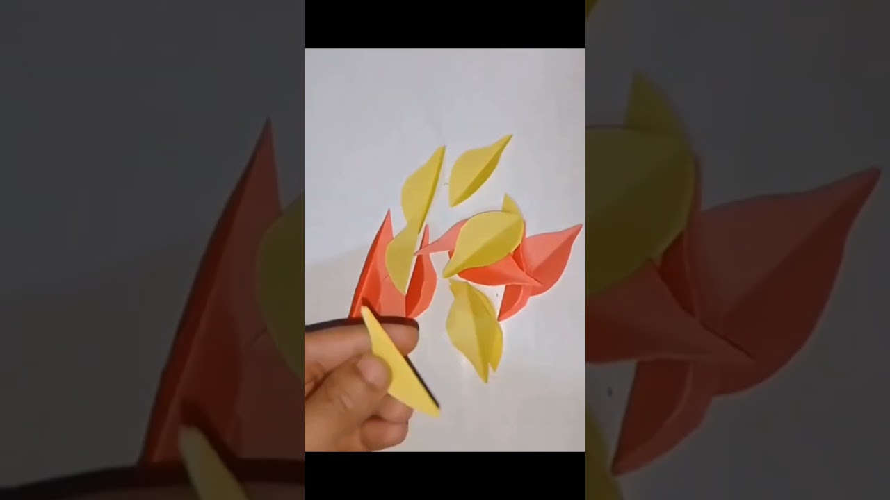 Diy Paper amazig gif flowers ❤️#flower #viral #papercrafts #trending