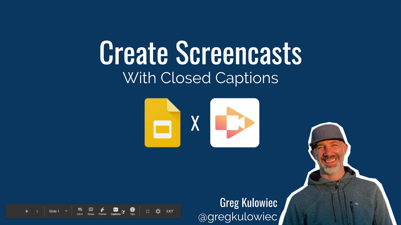 Quick Tip: Creating a Screencast with Closed Captions