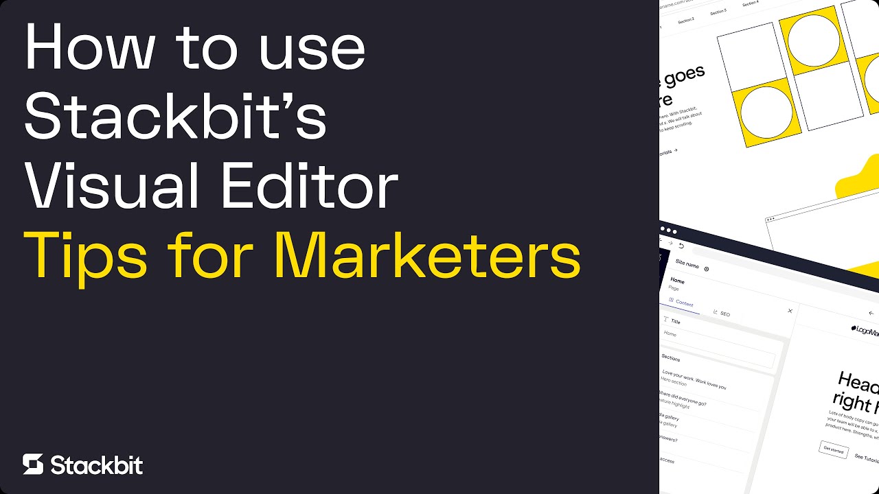 How To Use Stackbit's Visual Editor? Tips for Marketers