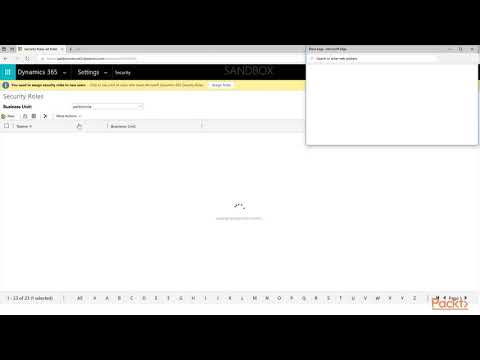 Learn Microsoft Dynamics 365 Customer Engagement Administration Assigning User Roles | packtpub ...
