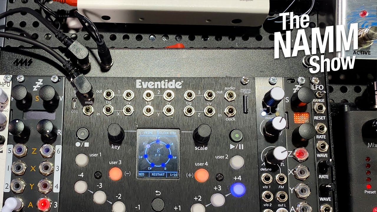Eventide's Misha Interval-based Instrument and Sequencer with Mitch Gallagher – NAMM 2022