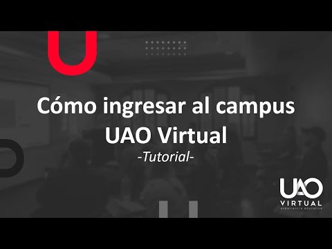 Cómo ingresar al campus UAO Virtual