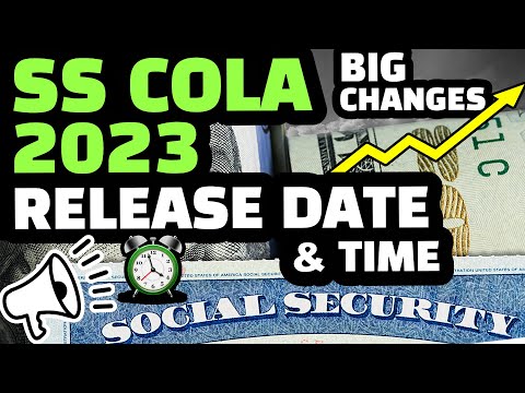 2023 SOCIAL SECURITY : SOCIAL SECURITY COLA 2023 RELEASE DATE | 2 SOCIAL SECURITY CHANGES FOR 2023 👍