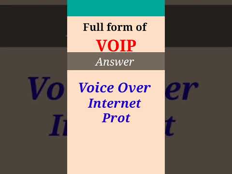 Full form of VOIP #educational #computer #fullfrom #Full_Form #computerfullform