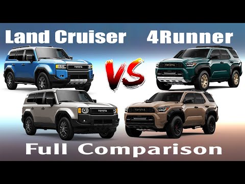 2025 Toyota Land Cruiser vs 4Runner | Full Comparison: Design, Performance, Tech, Price and more