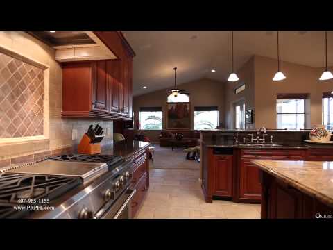 Stunning Southern California designed lakefront custom home located just outside Orlando Florida