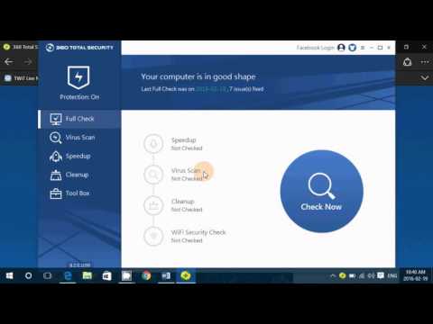 Windows 10 Qihoo 360 Total security antivirus test and observations february 2016