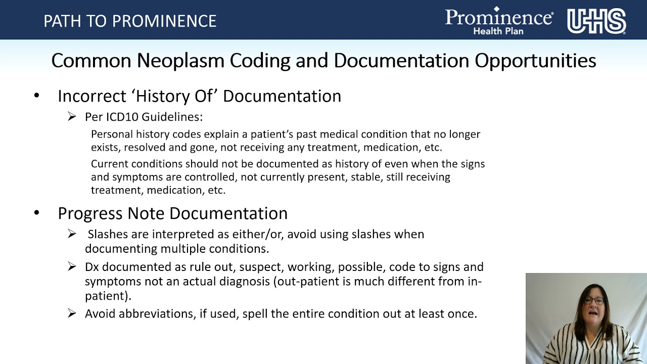 Clinical Documentation for Cancer & Neoplasms