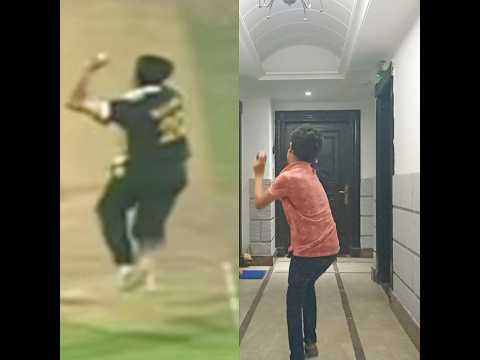 WASIM Akram Bowling Copy 🔥😱😱 || #shorts #cricket #youtubeshorts #shortsfeed