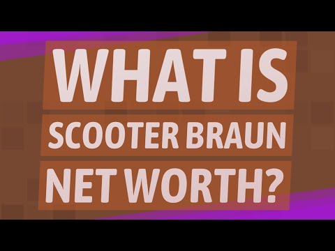 What is Scooter Braun net worth?