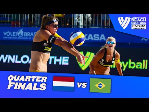 Stam/Schoon vs. Taiana Lima/Hegeile - Quarterfinal Highlights of Itapema 2022 #BeachProTour