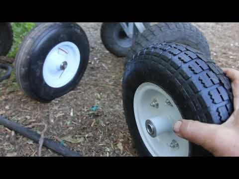 Fit to be tired: how to adapt the "wrong" 13 inch tire to fit a Gorilla cart
