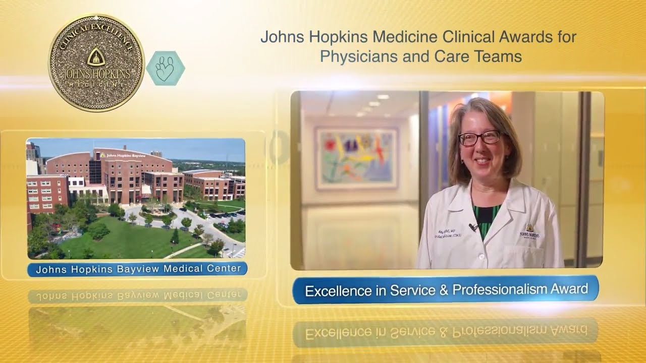 2017 Excellence in Service and Professionalism Award – Amy Knight, M.D., JH Bayview Medical Center