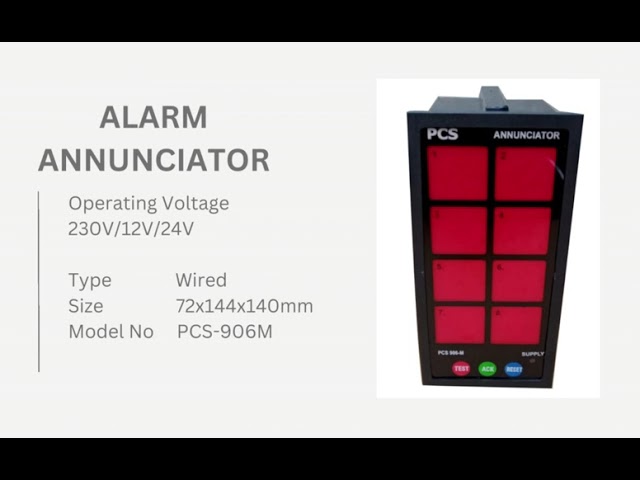 Alarm Annunciator - 8 Window Alarm Annunciator Manufacturer from Faridabad