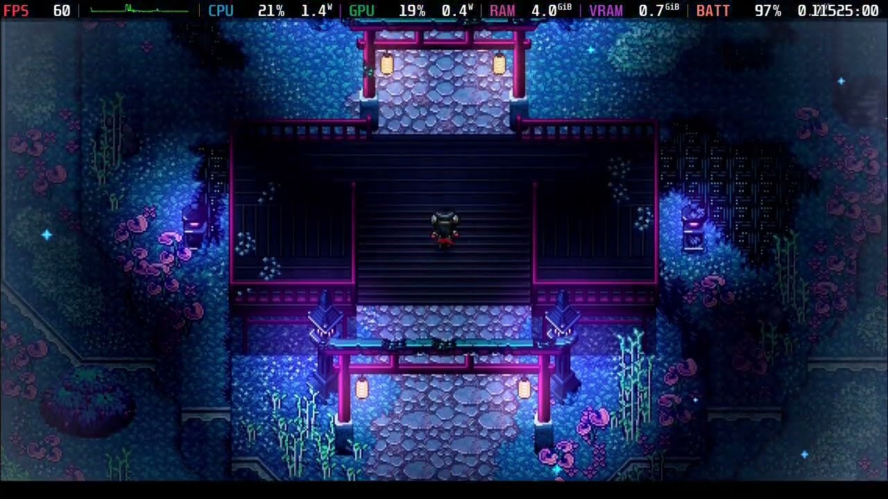 crosscode . gameplay . steam deck