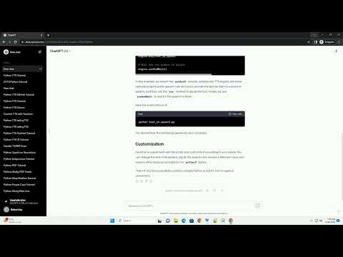 python text to speech module
