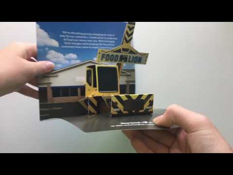 Food Lion Pop-Up Mailer