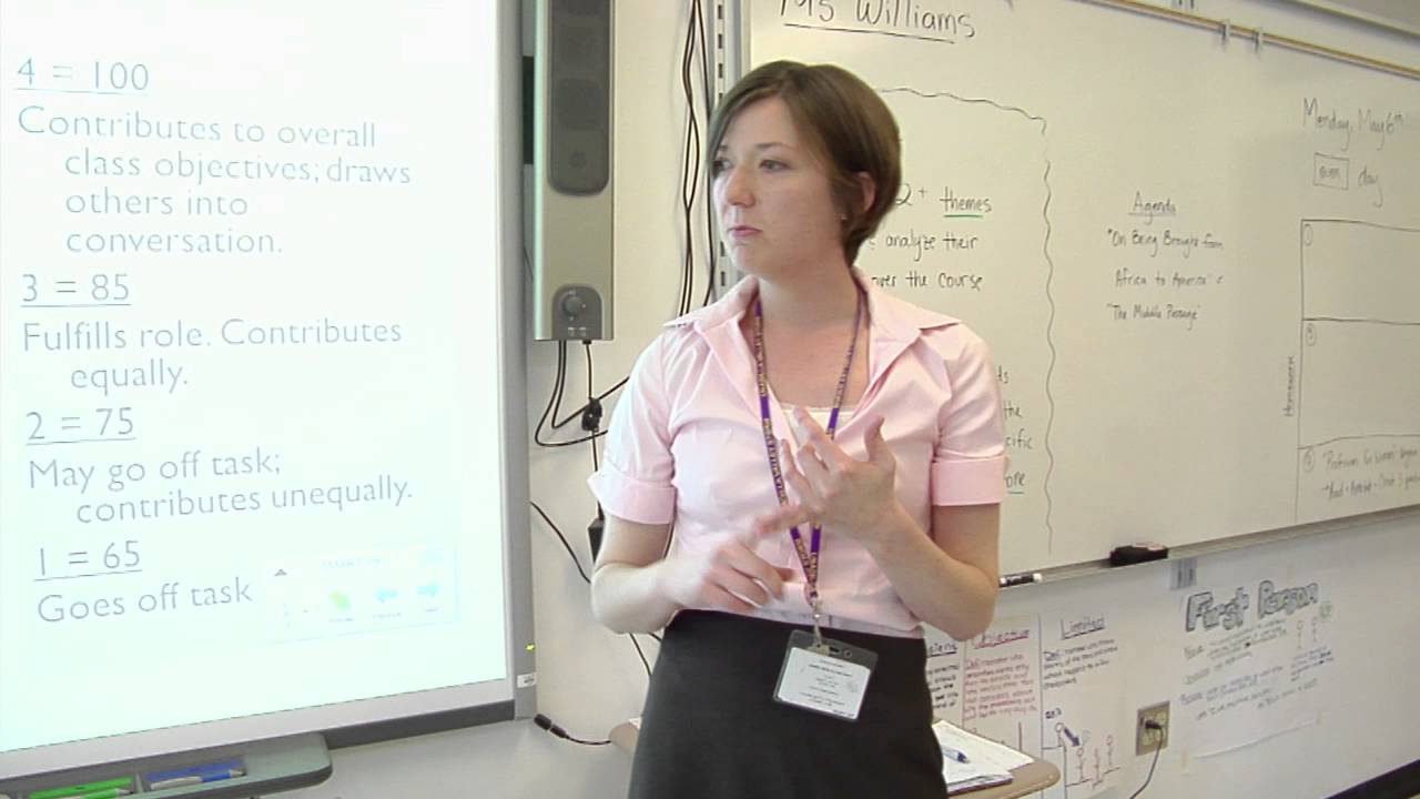 Teacher manages instructional groups - Example 1