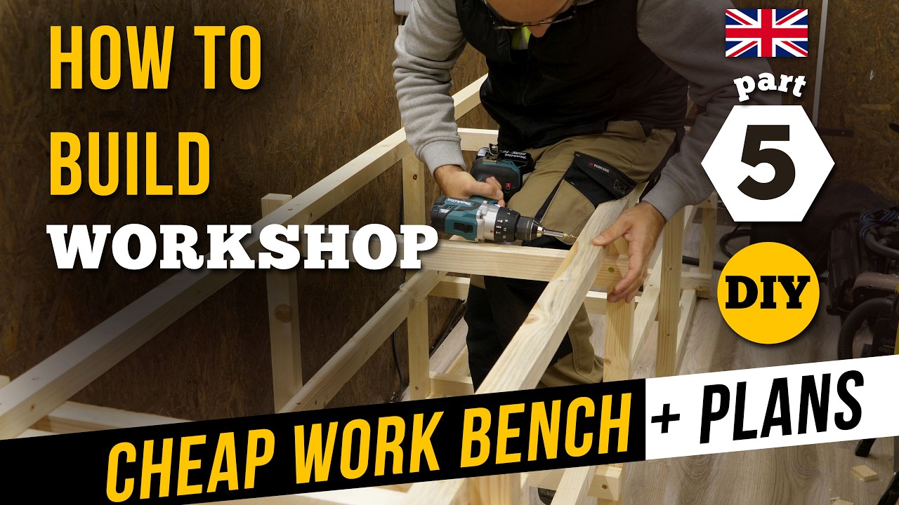 Build a Cheap DIY Workbench – Beginner Friendly + Free Plans