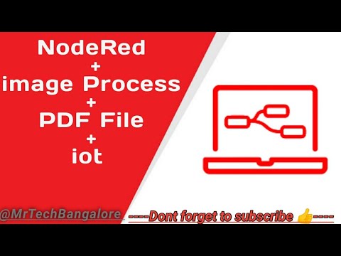 How to add the image into the PDF Document !!! in few simple steps #noderedtutorials