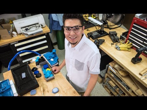 STEM intern designs with 3-D printing