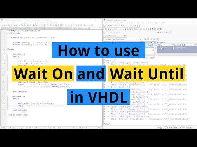 Mastering Wait On and Wait Until Statements in VHDL | Galaxy.ai | Galaxy.ai