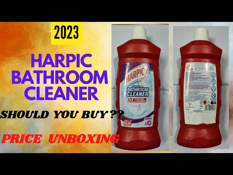 Harpic bathroom cleaner 2023 || price review Unboxing