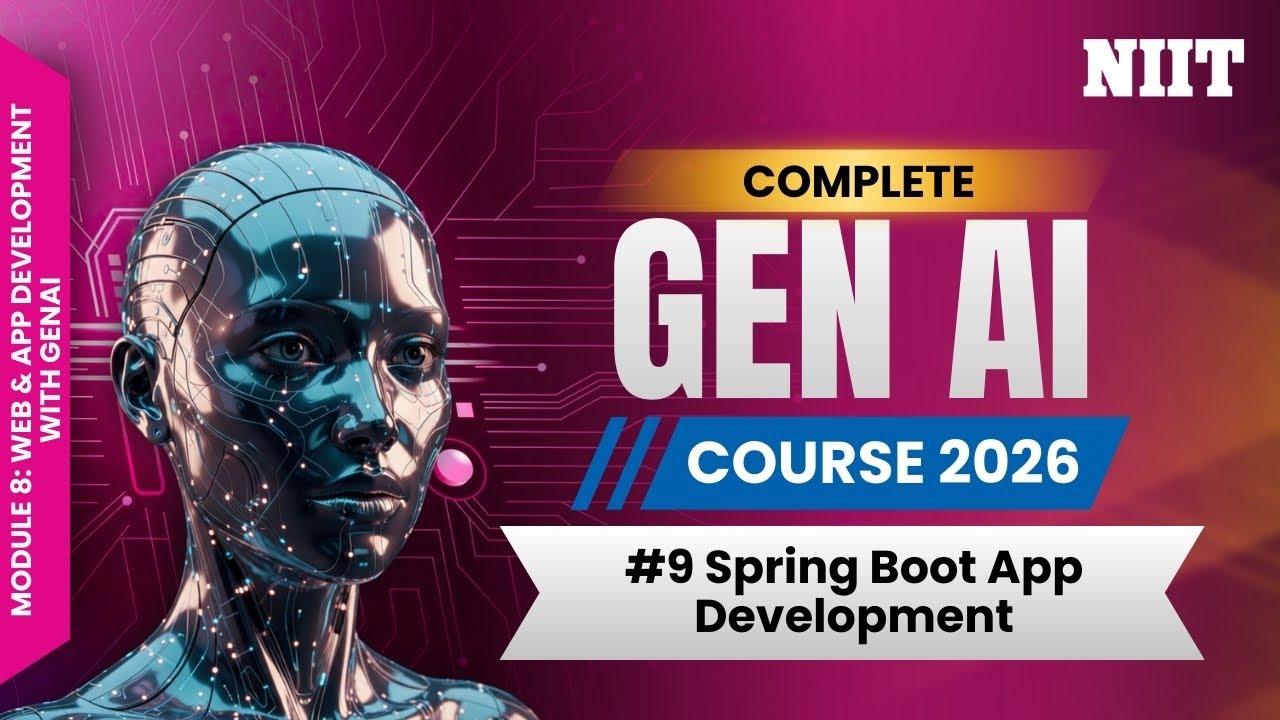 Spring Boot Application Development Using GitHub Copilot & ChatGPT | NIIT GenAI Course M8S9