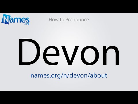 How to Pronounce Devon